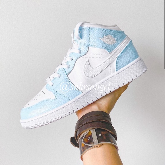 Nike | Shoes | Nike Custom Air Jordan Mid Sneakers | Poshmark